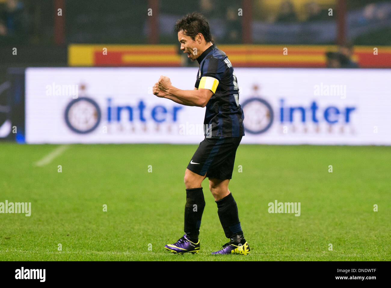 Milan, Italy. 22nd Dec, 2013. Yuto Nagatomo (Inter) Football / Soccer ...
