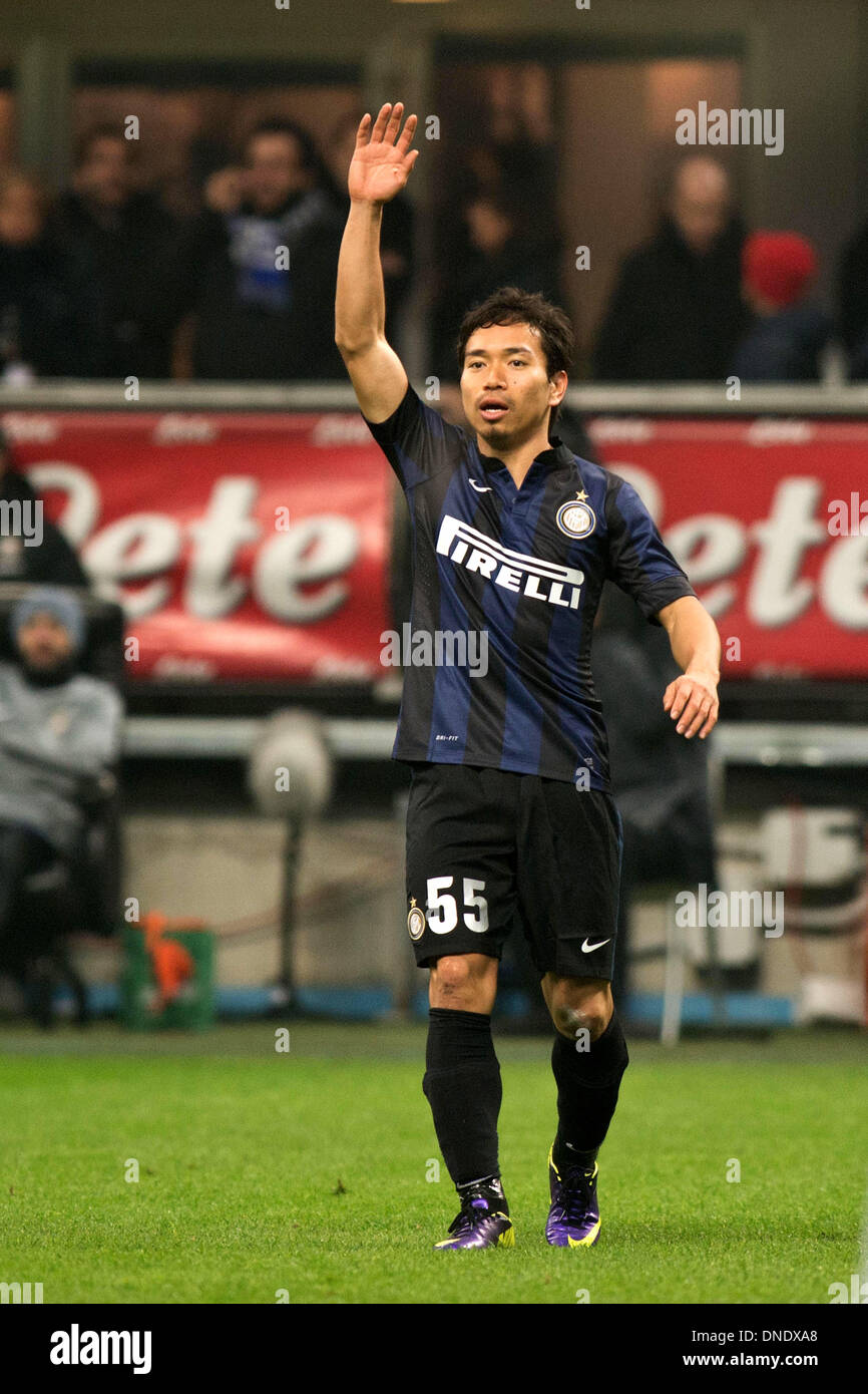 Milan, Italy. 22nd Dec, 2013. Yuto Nagatomo (Inter) Football / Soccer ...
