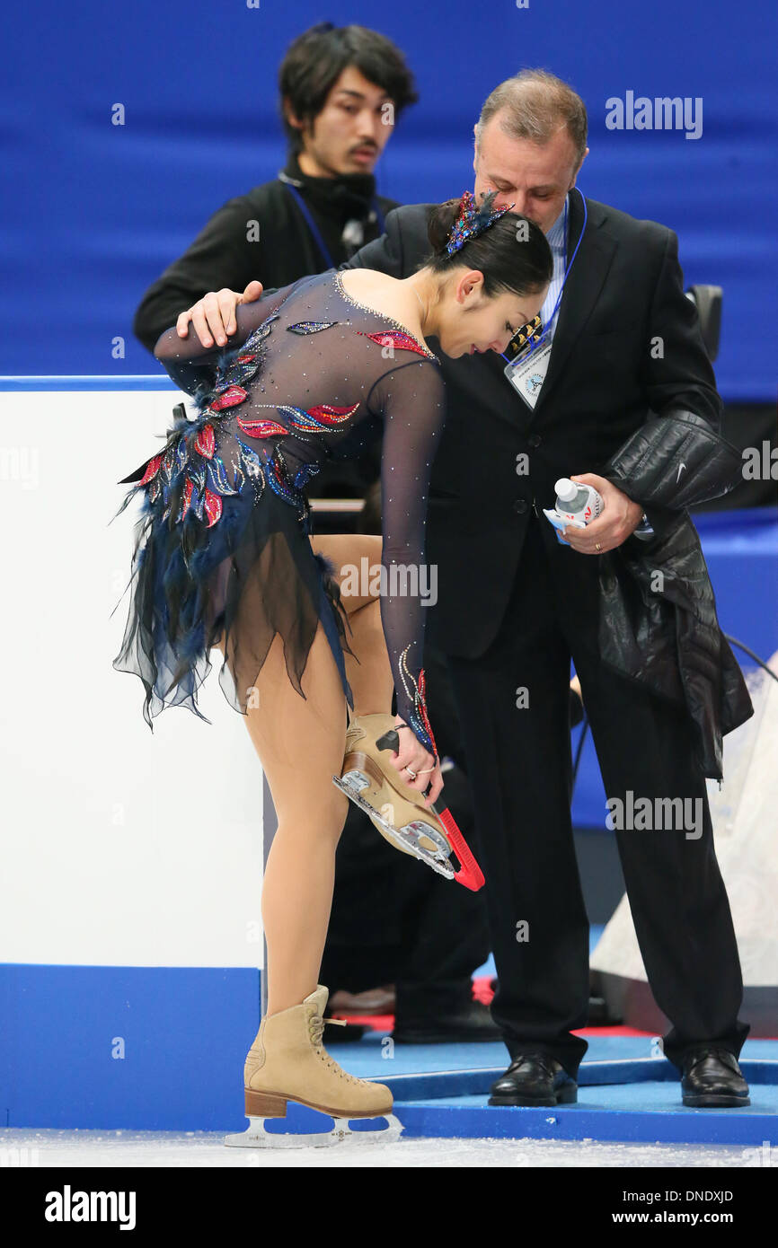(L to R) Miki Ando (JPN), Valter Rizzo, DECEMBER 23, 2013 - Figure ...