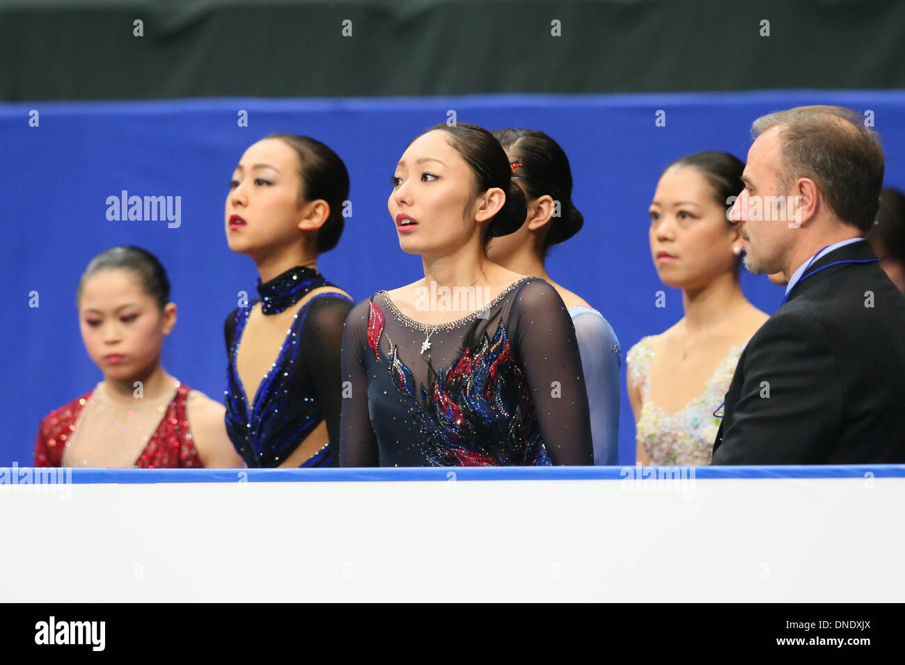 (L to R) Satoko Miyahara, Mao Asada, Miki Ando, Akiko Suzuki (JPN ...