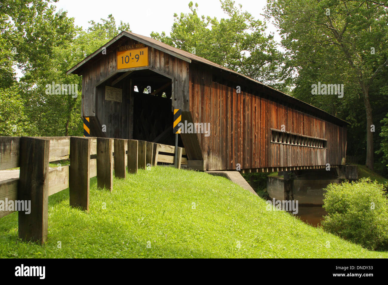 Benetka Road Covered Bridge. Ashtabula County, Gageville, Ashtabula ...