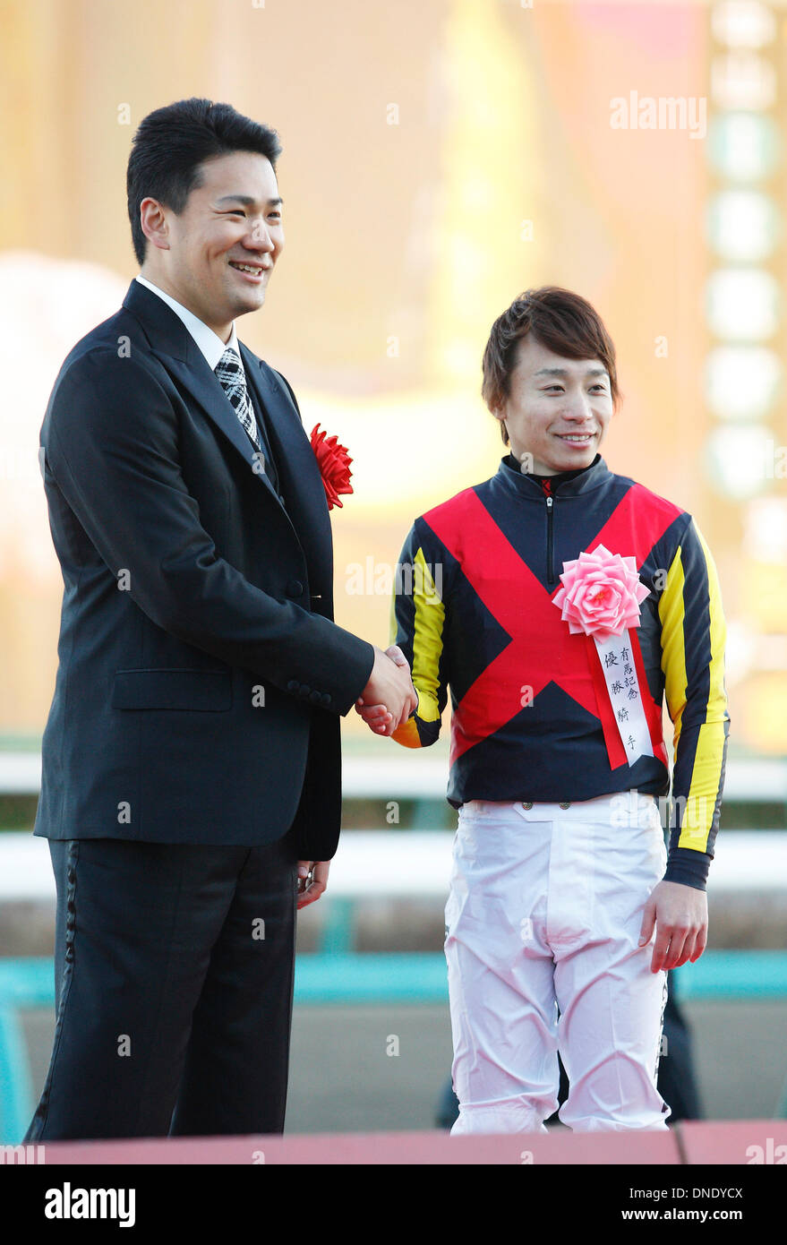 Chiba, Japan. 22nd Dec, 2013. (L-R) Masahiro Tanaka, Kenichi Ikezoe ...
