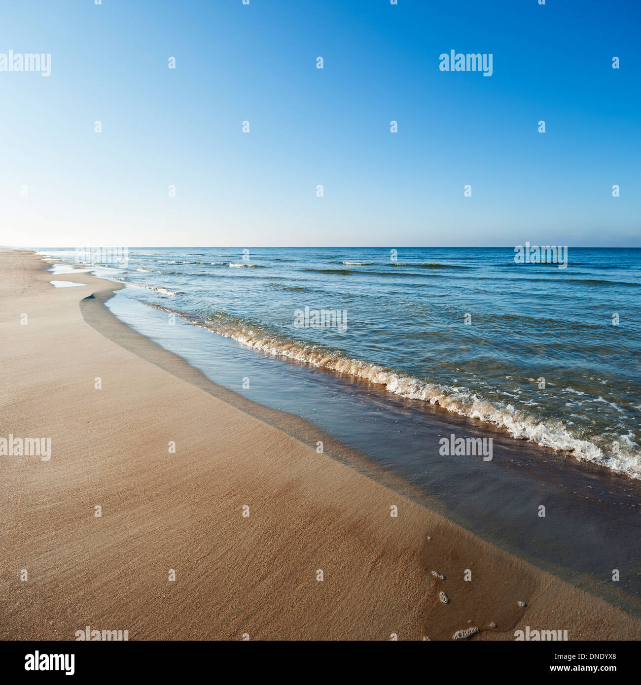 Scenic waters of Baltic sea, Curonian Spit, Lithuania Stock Photo - Alamy