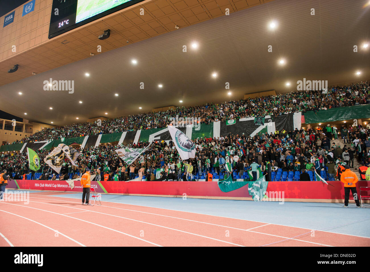 Marrakesh, Morocco. 21st Dec, 2013. Fans (Raja) Football / Soccer ...