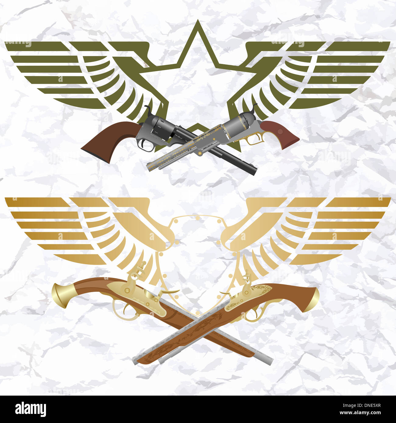 Old colt revolver drawing hi-res stock photography and images - Alamy