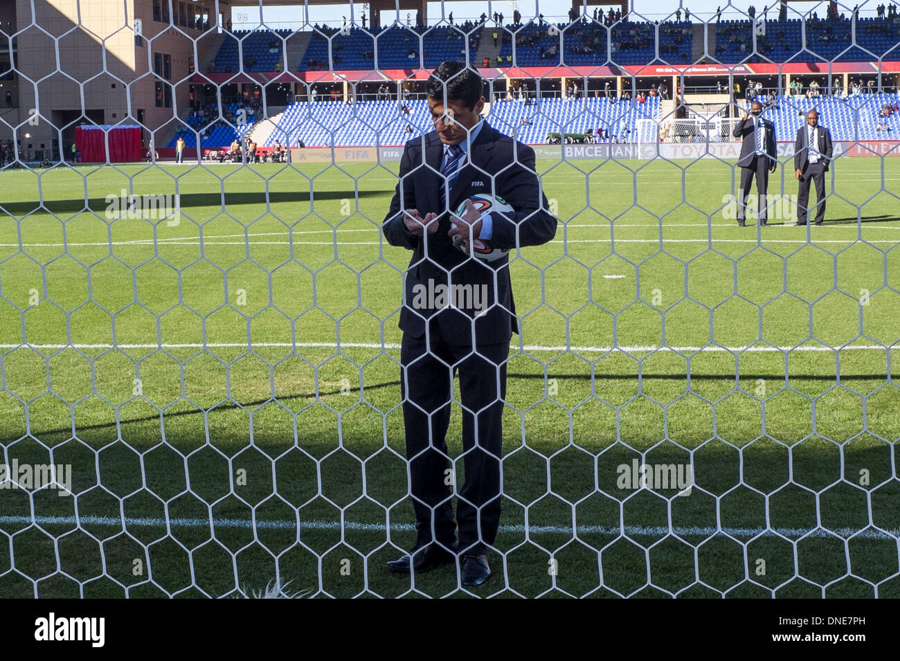 Marrakesh, Morocco. 21st Dec, 2013. Alireza Faghani (Referee) Football ...