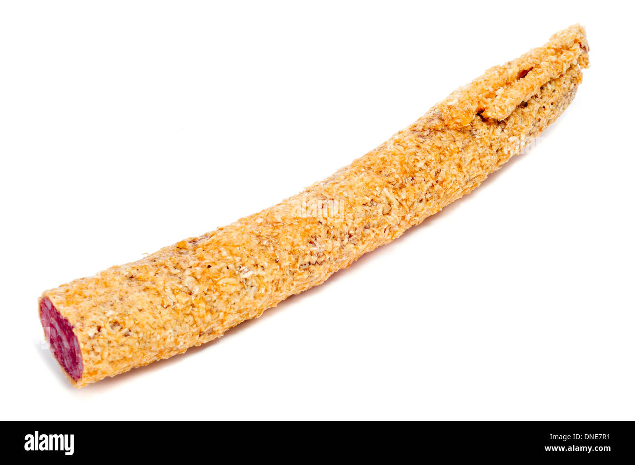 Spanish salami fuet on Cut Out Stock Images & Pictures - Alamy