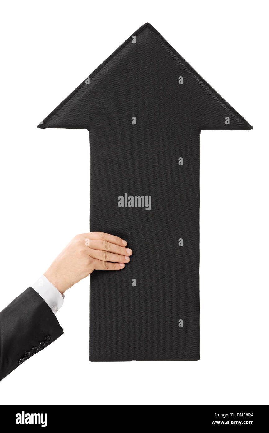 Hand holding arrow hi-res stock photography and images - Alamy