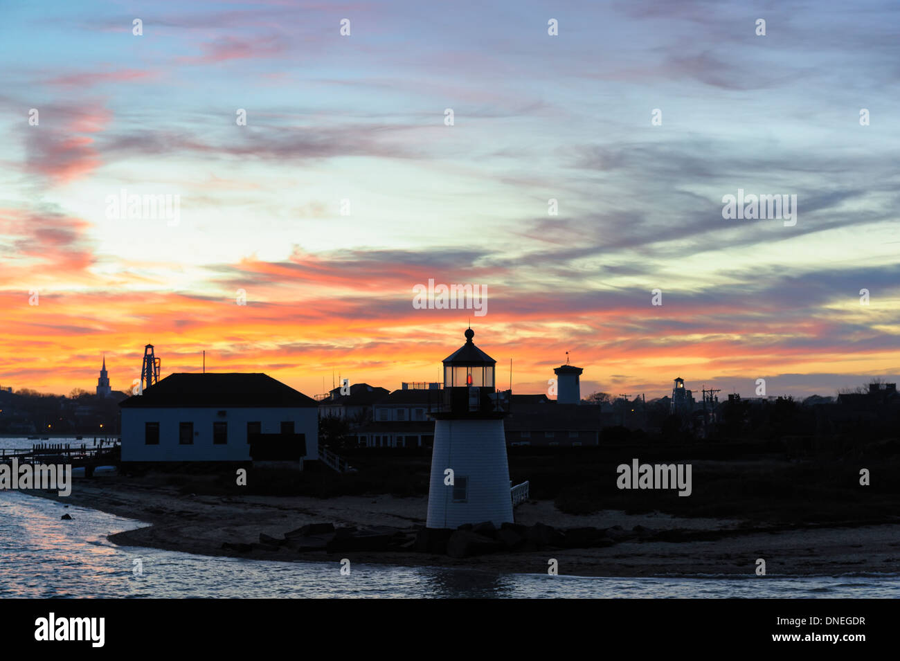 Nantucket Town Skyline