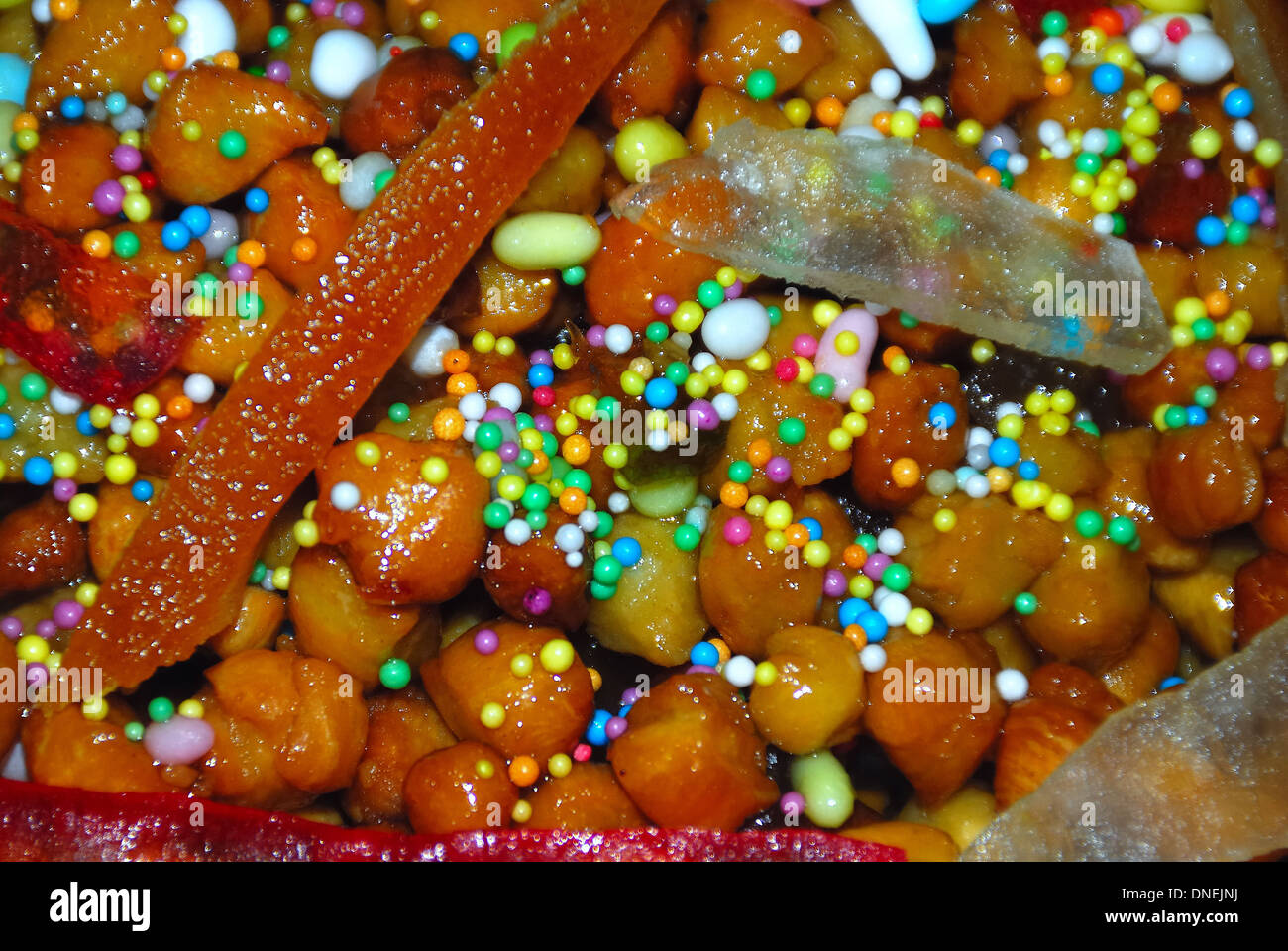 Struffoli, traditional Neapolitan Christmas cake Stock Photo - Alamy