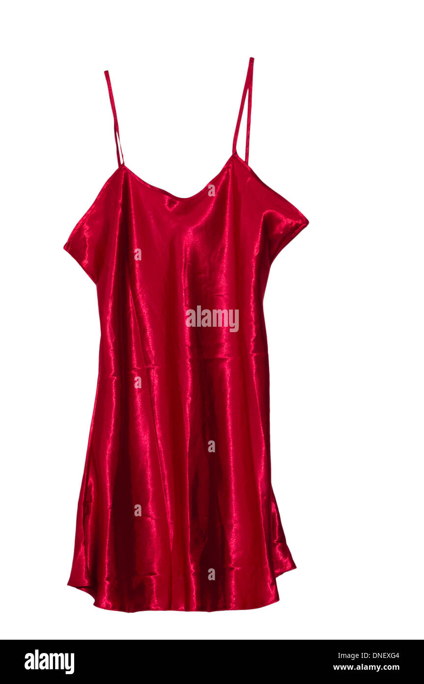Red satin chemise nightie hi-res stock photography and images - Alamy