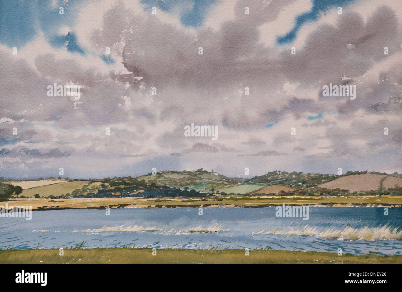 The East Sussex Countryside at Pett level England Stock Photo - Alamy