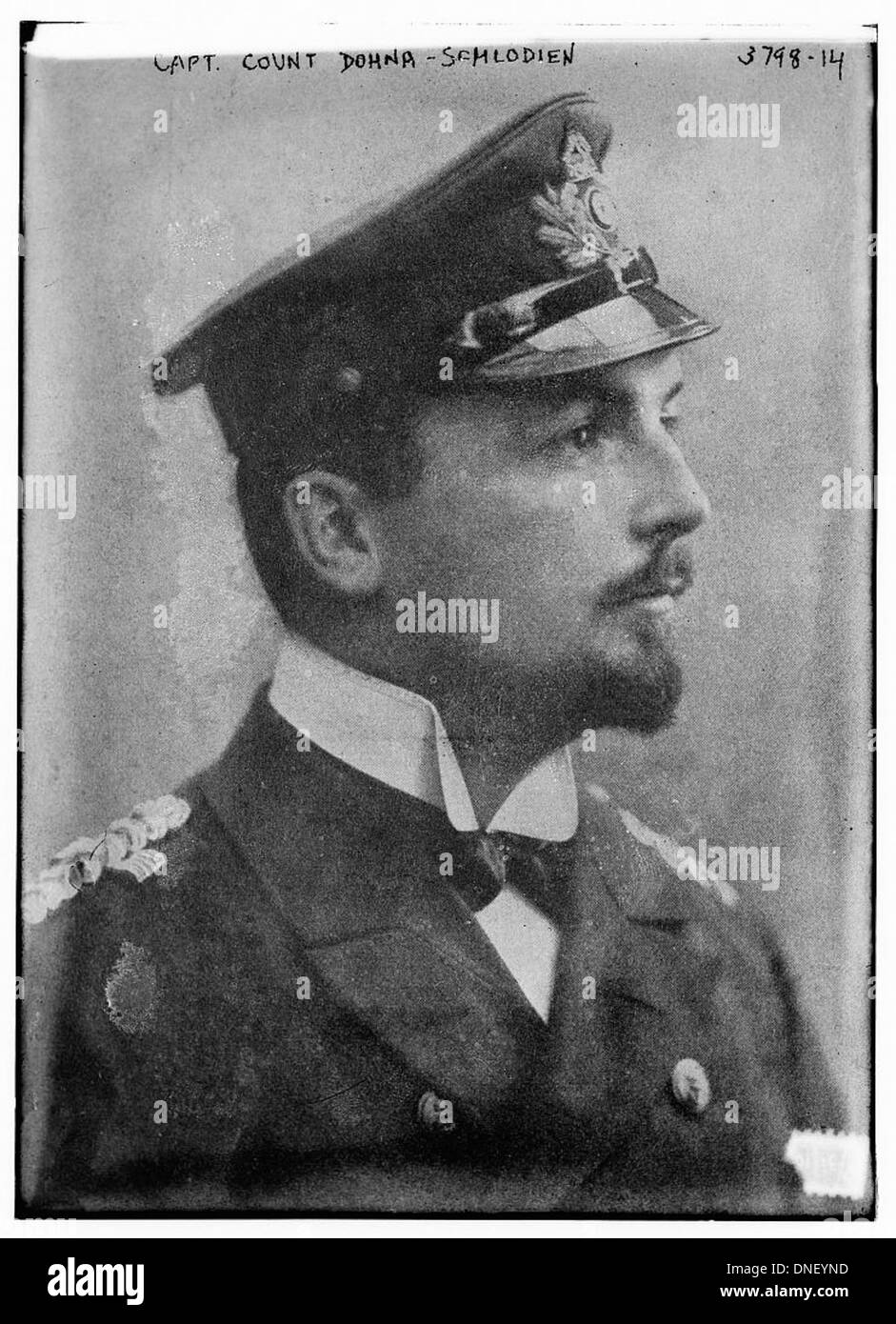 This photograph of Capt. Count Dohna-Schlodien, taken from the Library ...