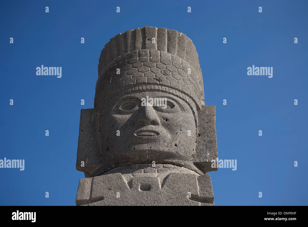 Giant of the Temple of the Morning Star at the archeological site of ...