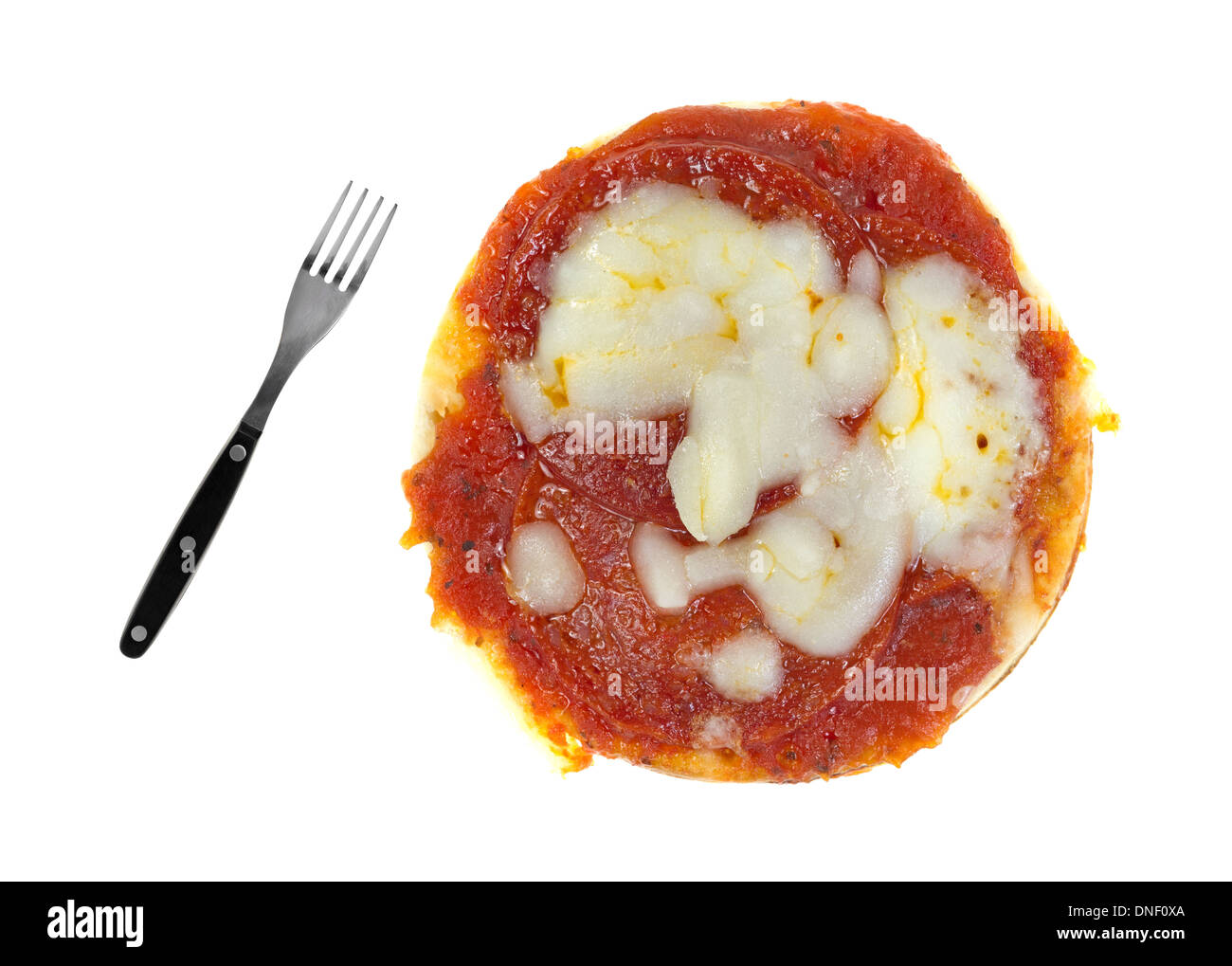 A very large pizza with pepperoni and mozzarella cheese with a very ...