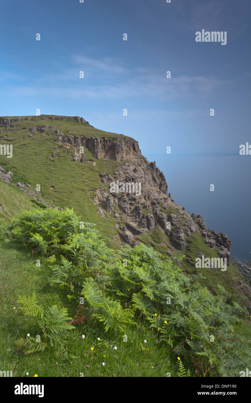 cliffs of the island of Skye Stock Photo - Alamy