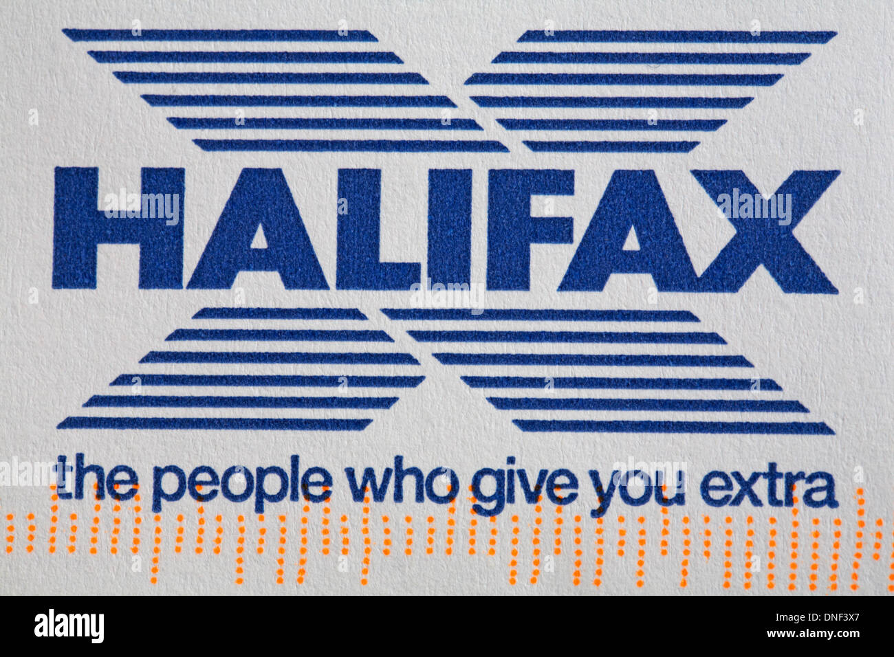 Halifax the people who give you extra logo on envelope - UK Stock Photo ...