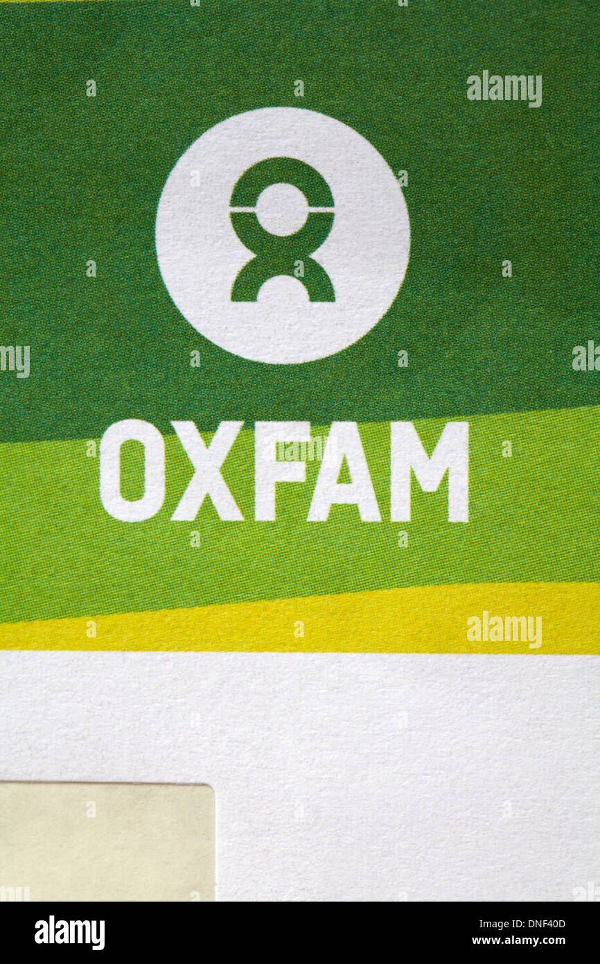 Oxfam logo hi-res stock photography and images - Alamy
