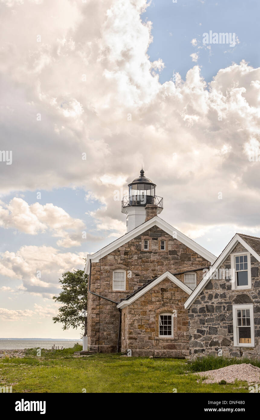 Sheffield island lighthouse norwalk connecticut hi-res stock ...