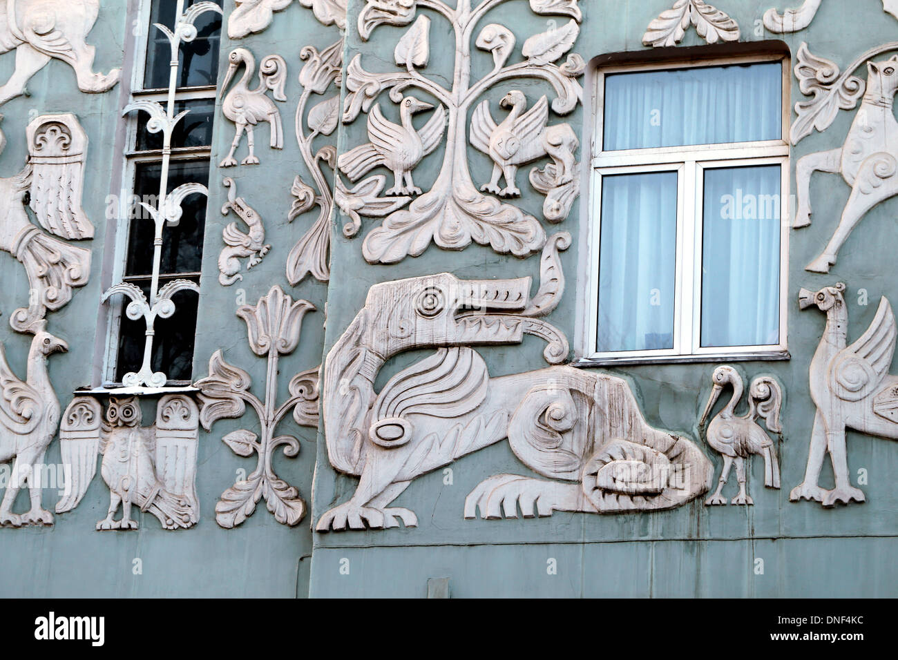 Patterns on the building Stock Photo - Alamy