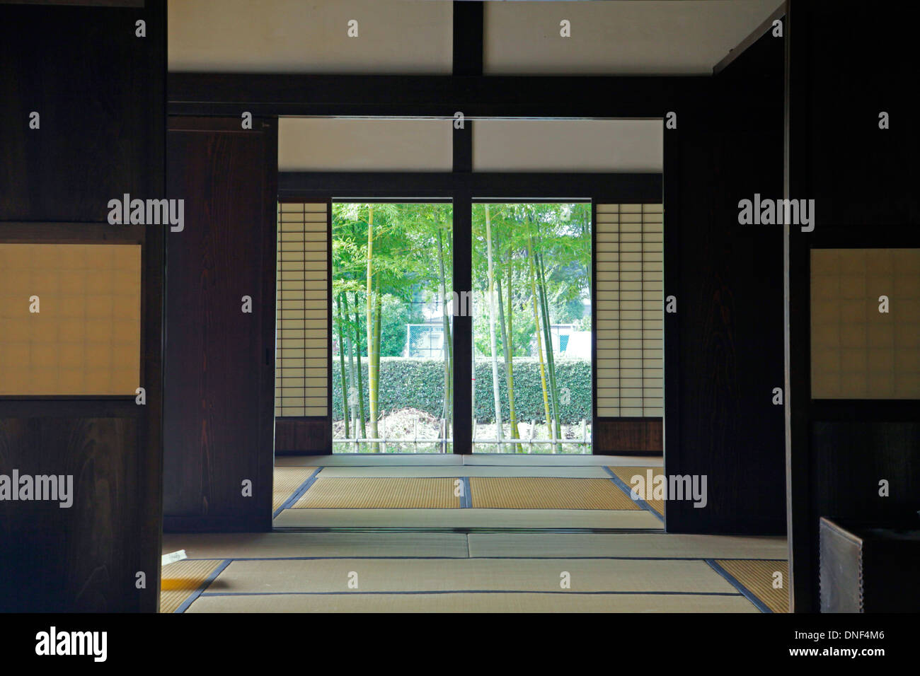 Interior of old Japanese house Tokyo Japan Stock Photo - Alamy