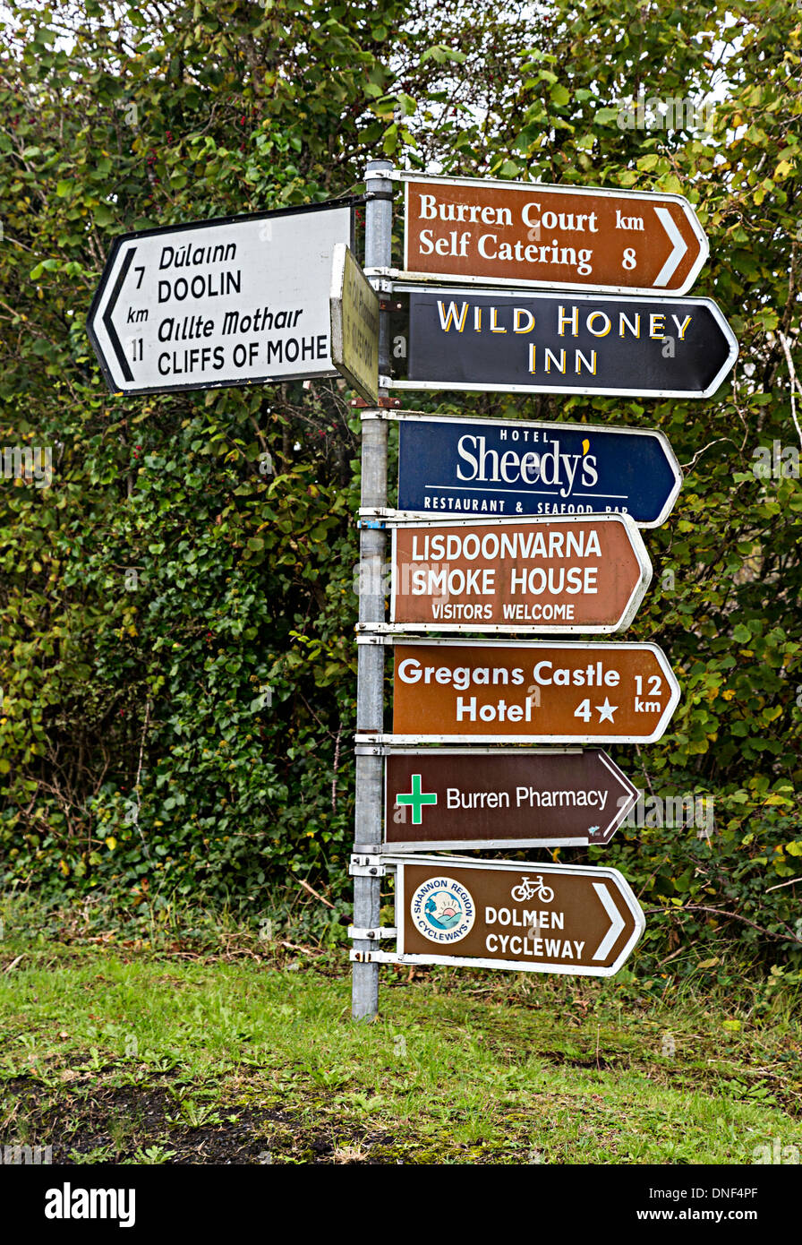 Road signs ireland hi-res stock photography and images - Alamy