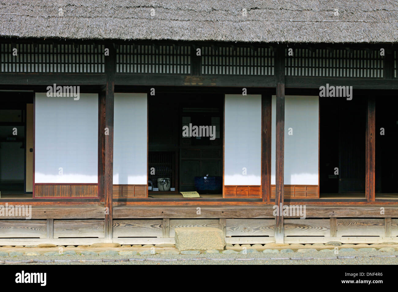 Old Japanese house with sliding shoji door Tokyo Japan Stock Photo - Alamy