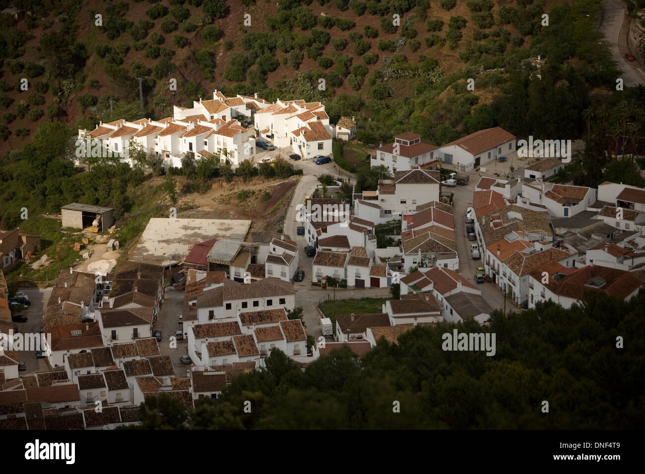 El Gastor village in the Sierra de Grazalema Natural Park, Cadiz ...