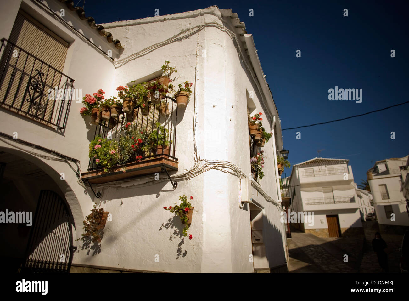 Image of a house of El Gastor village in the Sierra de Grazalema ...