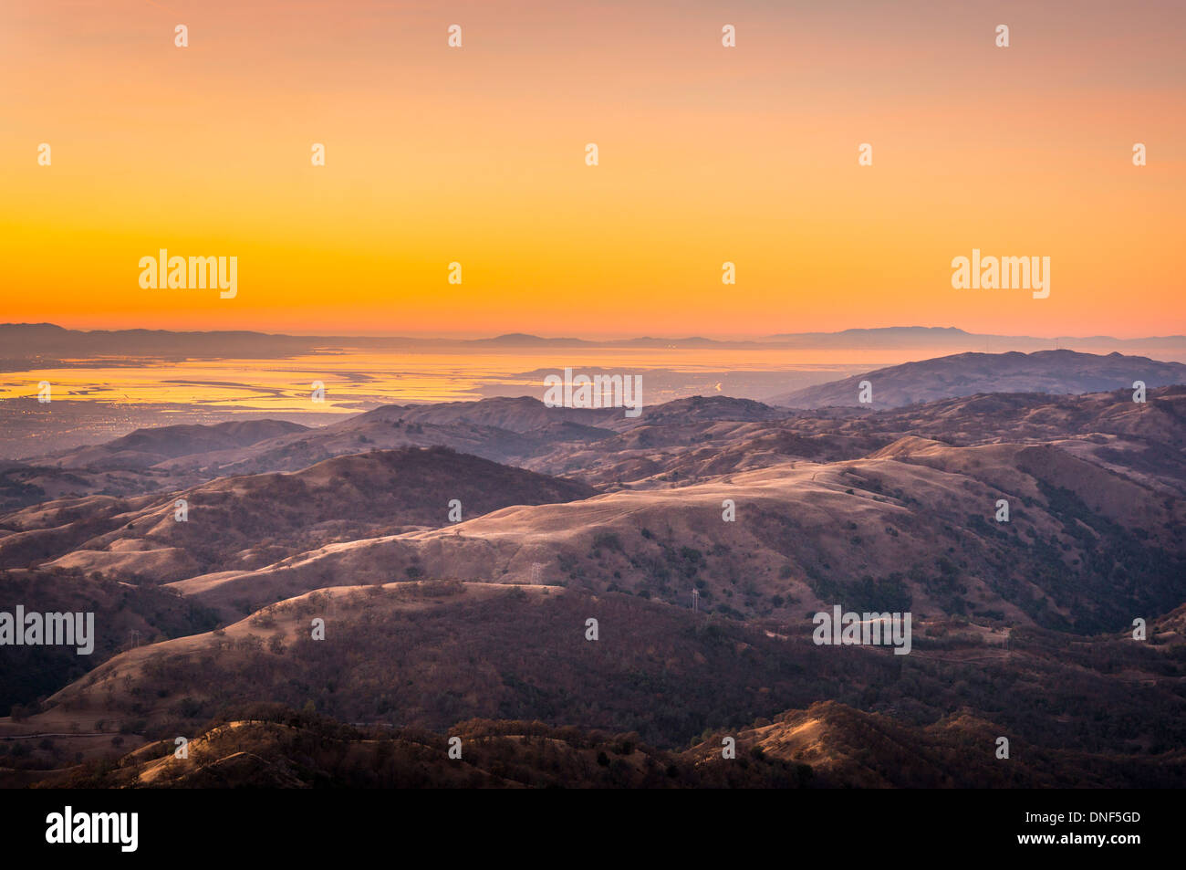 Silicon Valley and the Bay Area from Above Stock Photo - Alamy