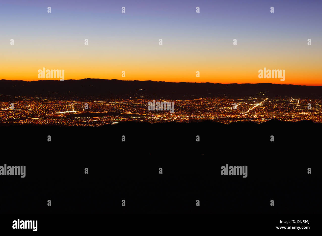 Silicon Valley and the Bay Area from Above Stock Photo - Alamy