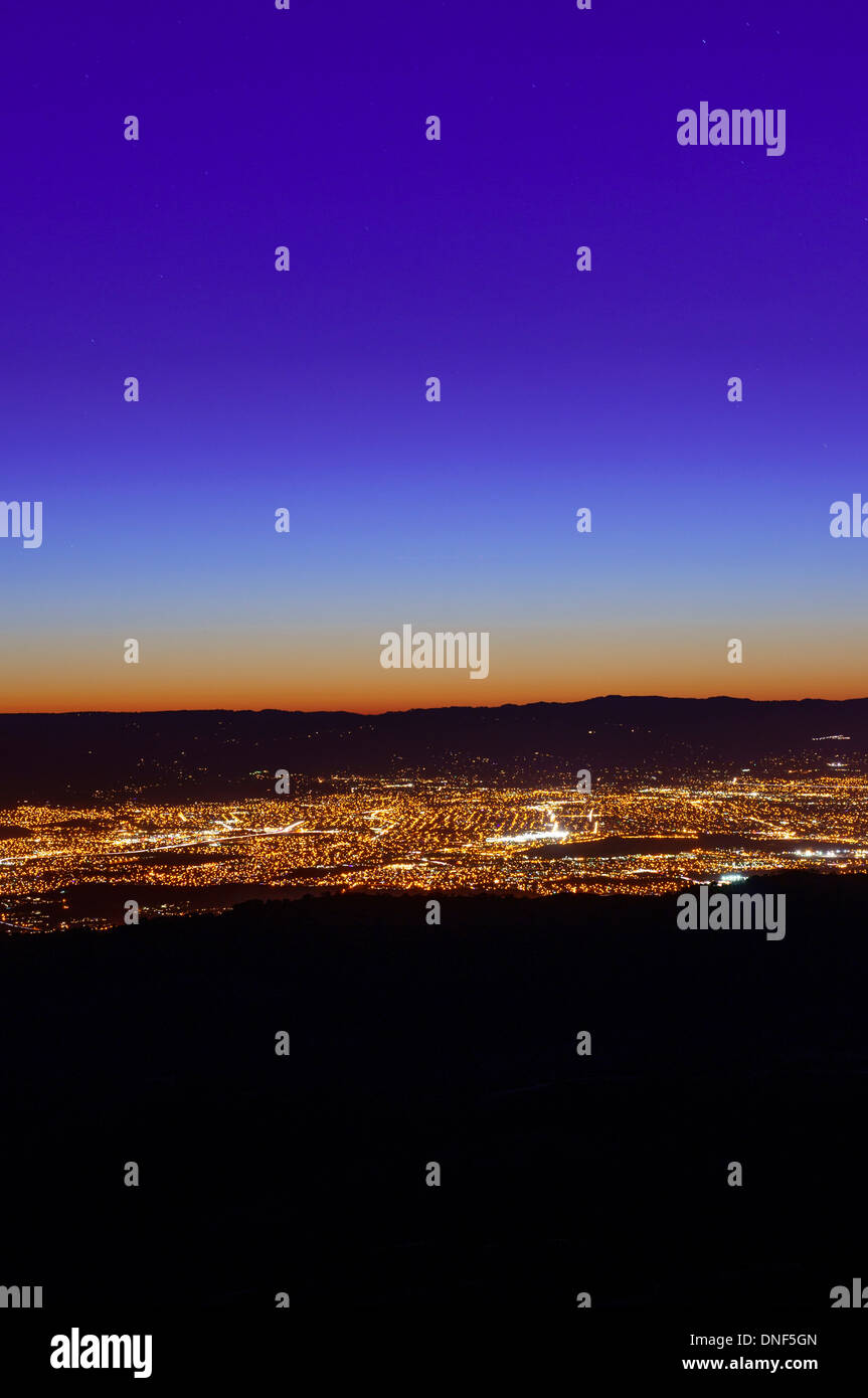 Silicon Valley and the Bay Area from Above Stock Photo - Alamy