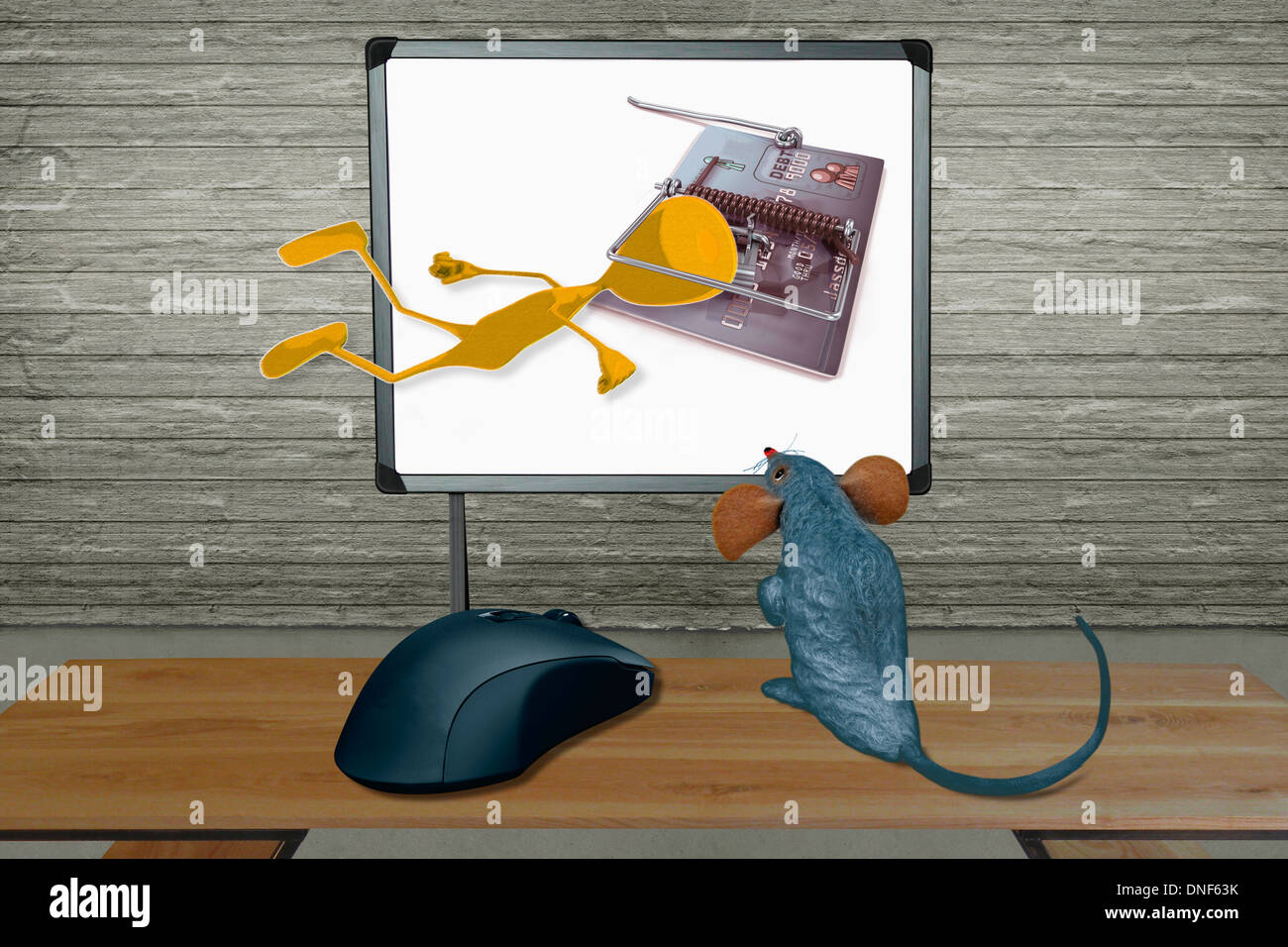 Rat watching computer screen with mouse hi-res stock photography and ...