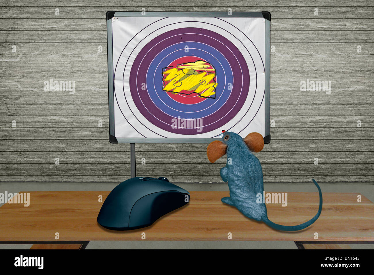 Rat watching Computer Screen with mouse, Concept Stock Photo - Alamy