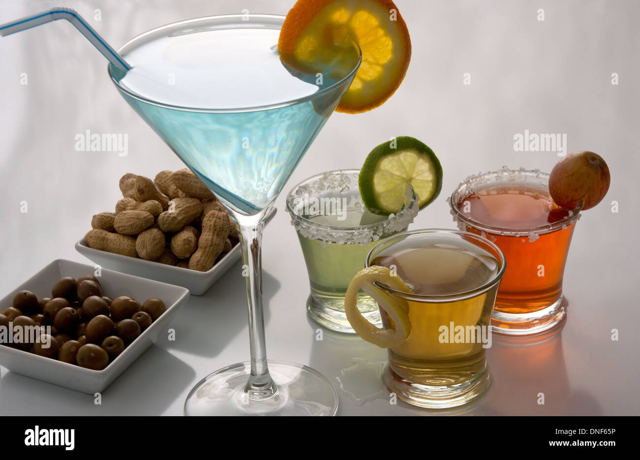Alcoholic snacks hi-res stock photography and images - Alamy