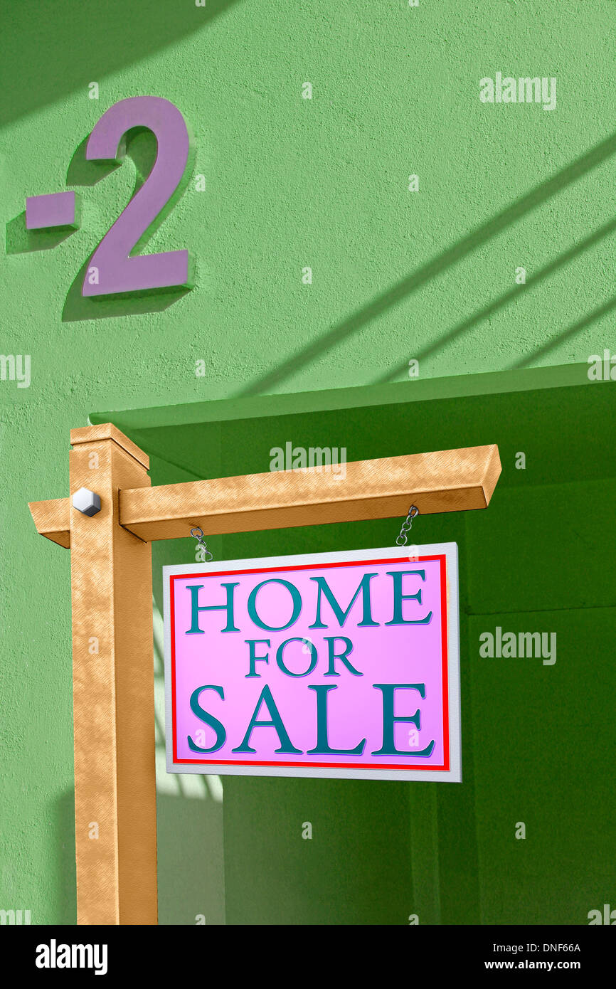 Home For Sale Signboard, Concept Stock Photo - Alamy