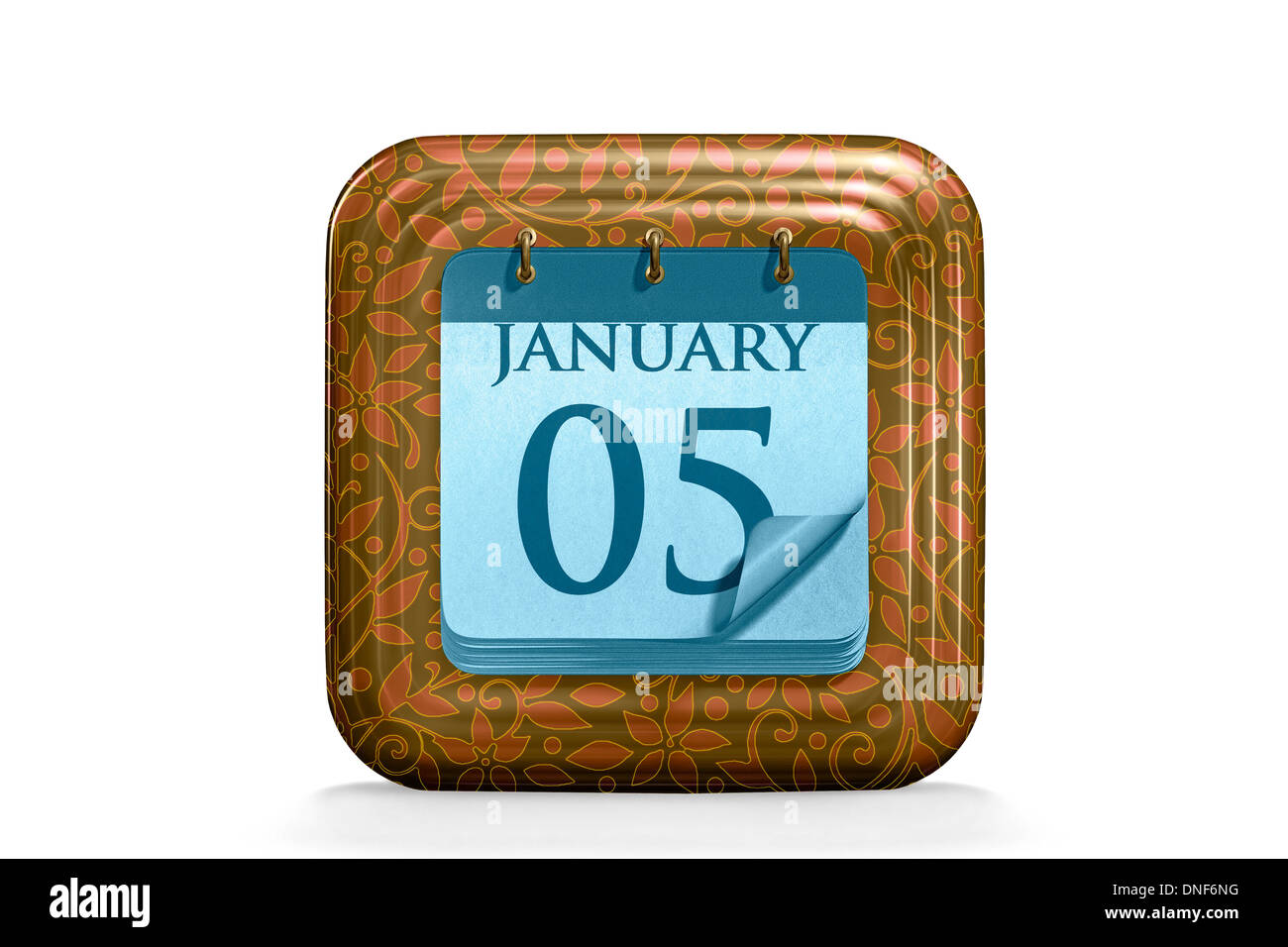 Calendar, January Month Stock Photo - Alamy
