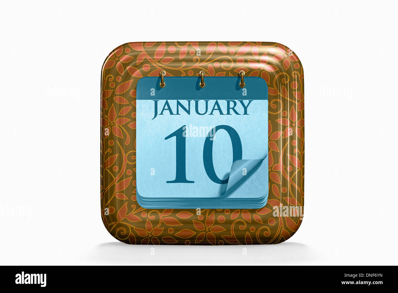 Calendar, January Month Stock Photo - Alamy