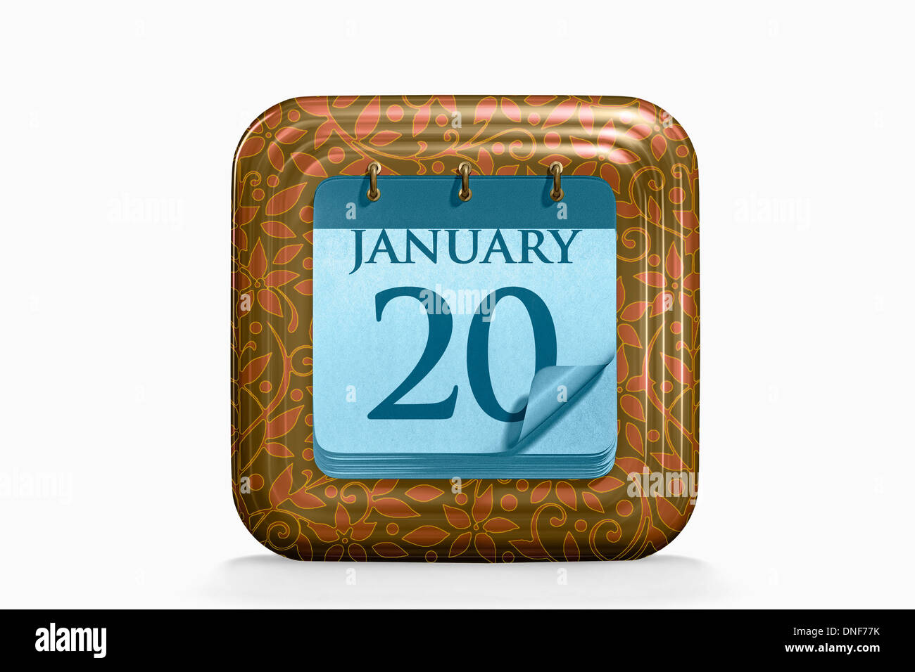 Calendar, January Month Stock Photo - Alamy