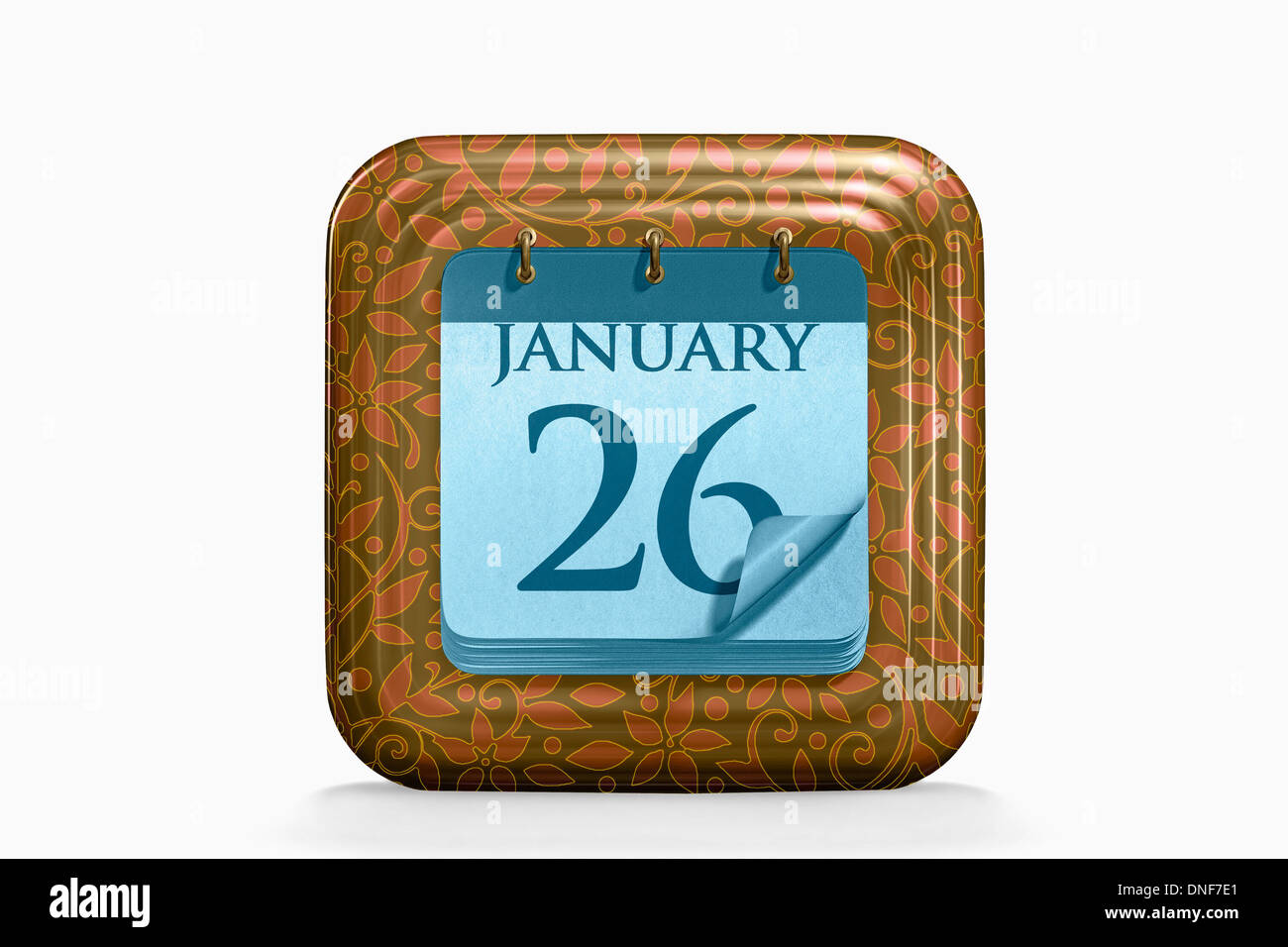Calendar, January Month Stock Photo - Alamy