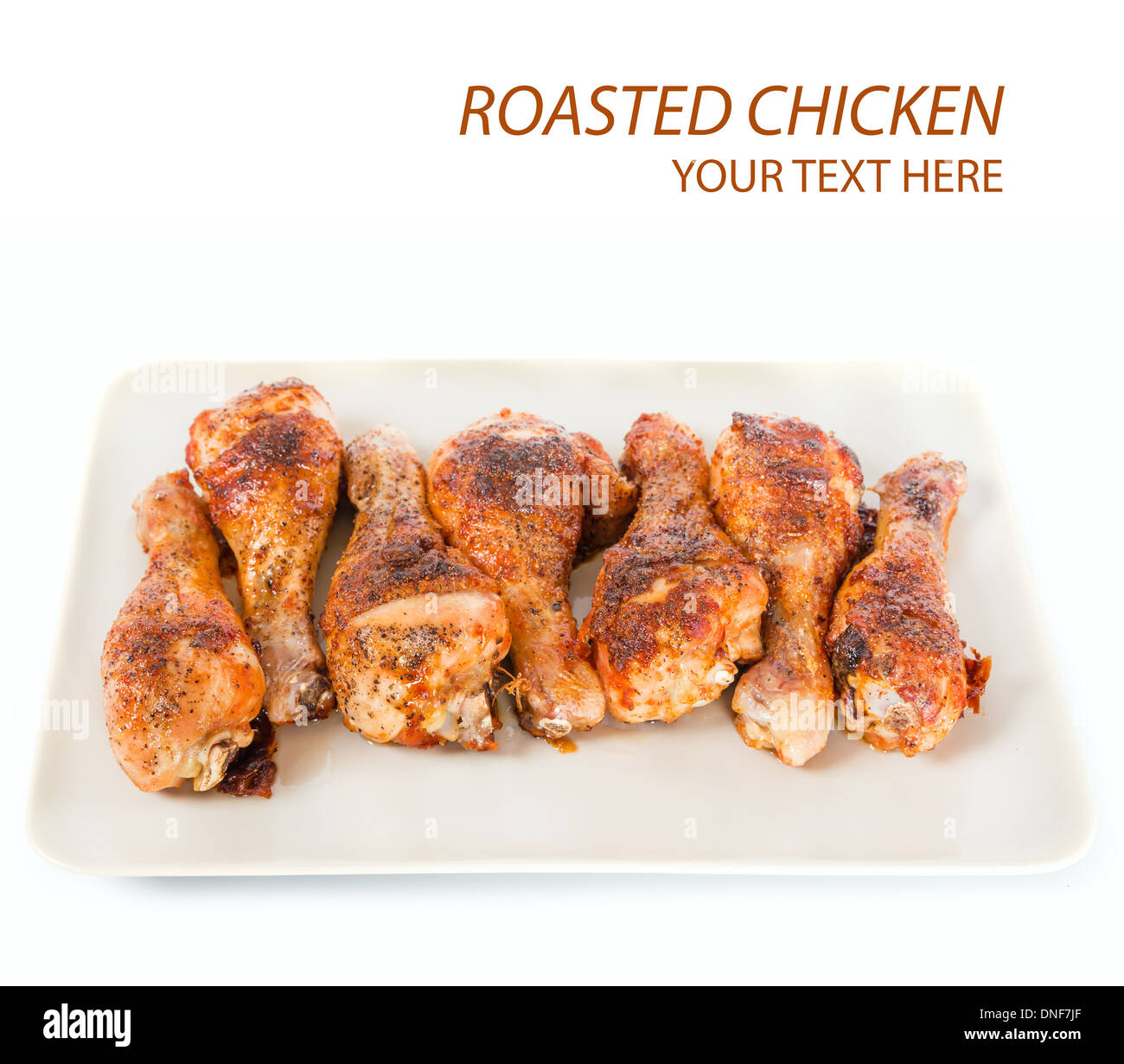Roasted chicken legs Stock Photo - Alamy