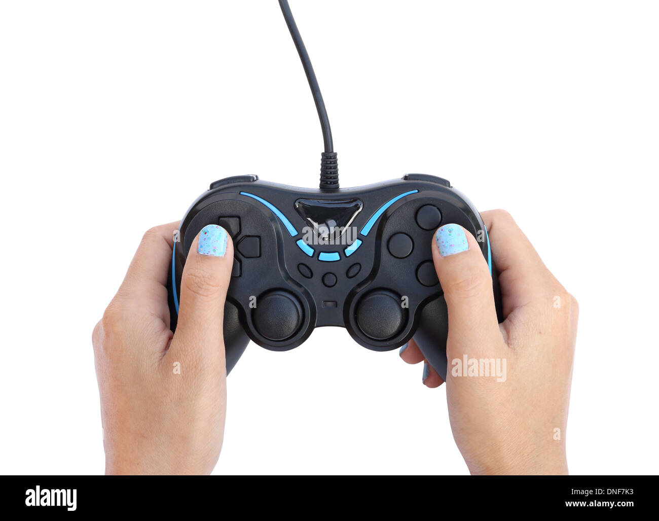 Hand holding playstation controller hi-res stock photography and images ...