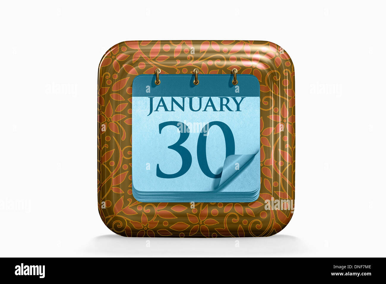 Calendar, January Month Stock Photo - Alamy
