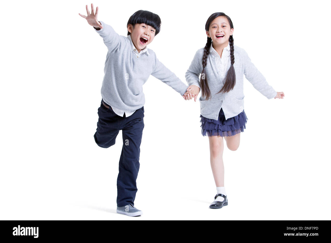 Girls chasing boys hi-res stock photography and images - Alamy