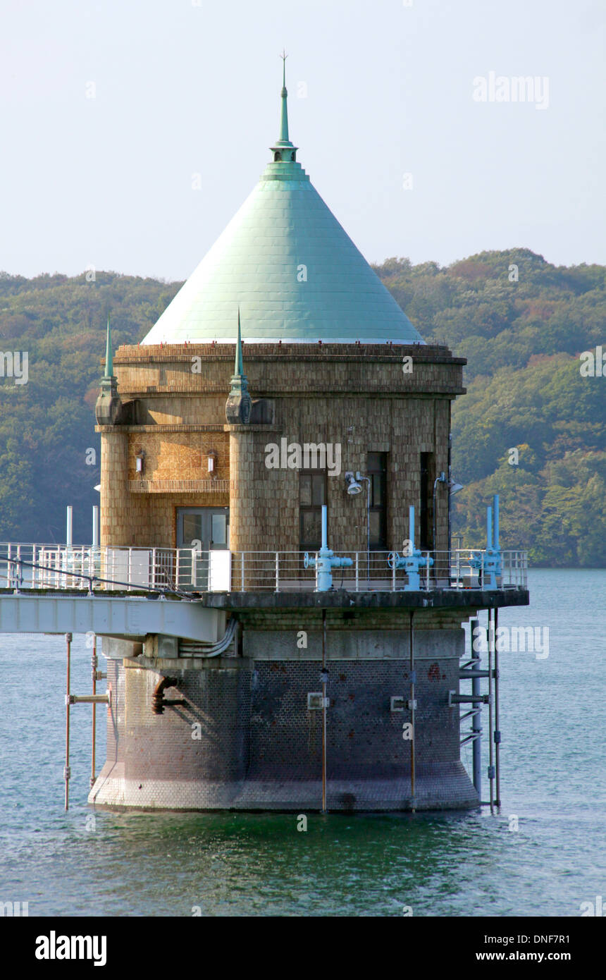 Water Intake Tower Yamaguchi Reservoir Lake Sayama Saitama Japan Stock ...