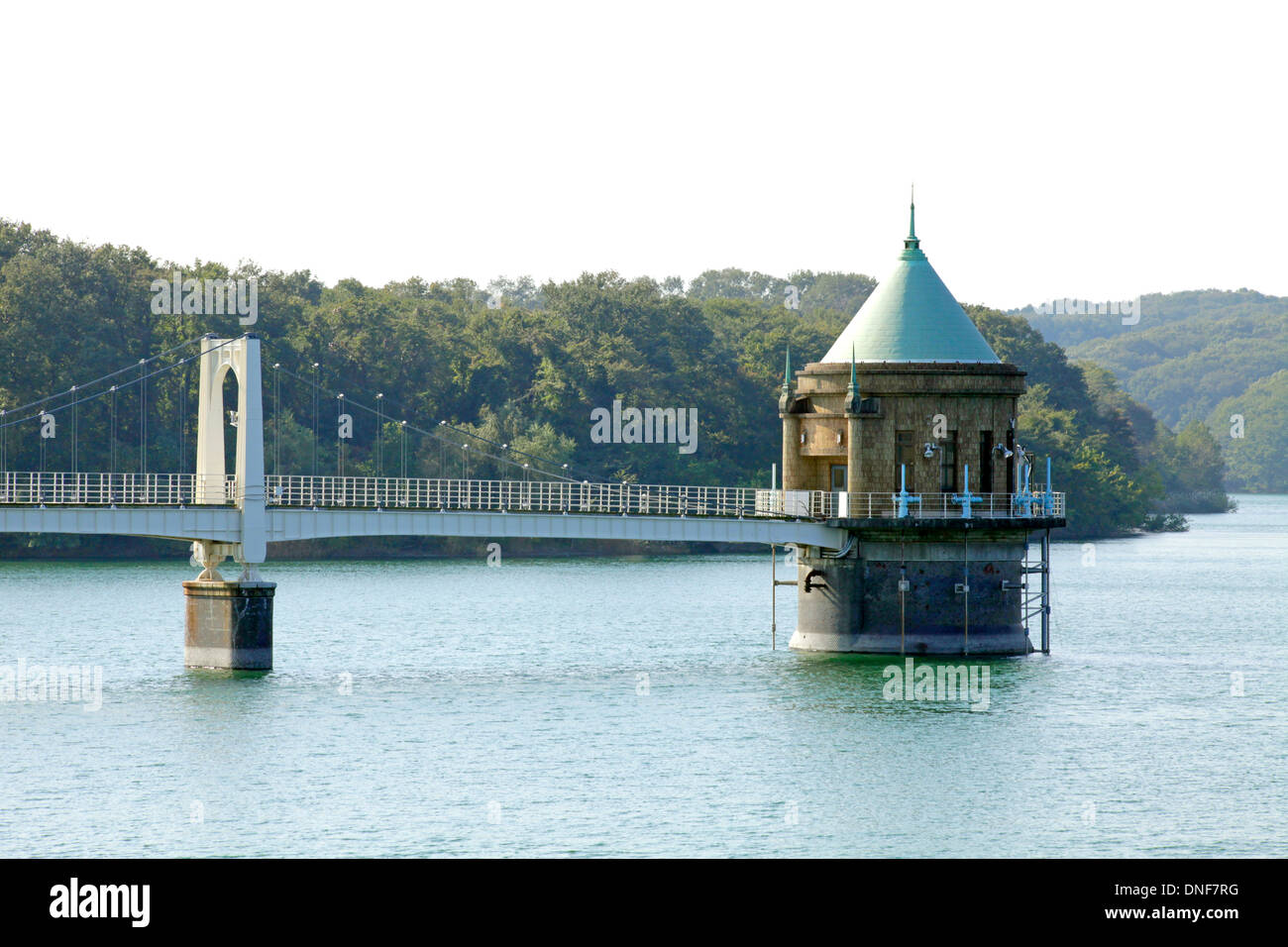 Water Intake Tower Yamaguchi Reservoir Lake Sayama Saitama Japan Stock ...