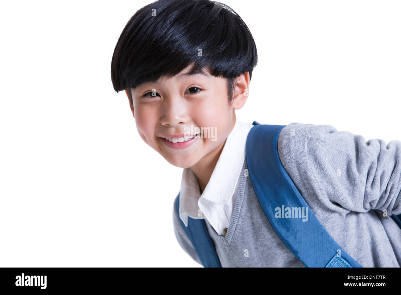 Back asian boy head hi-res stock photography and images - Alamy