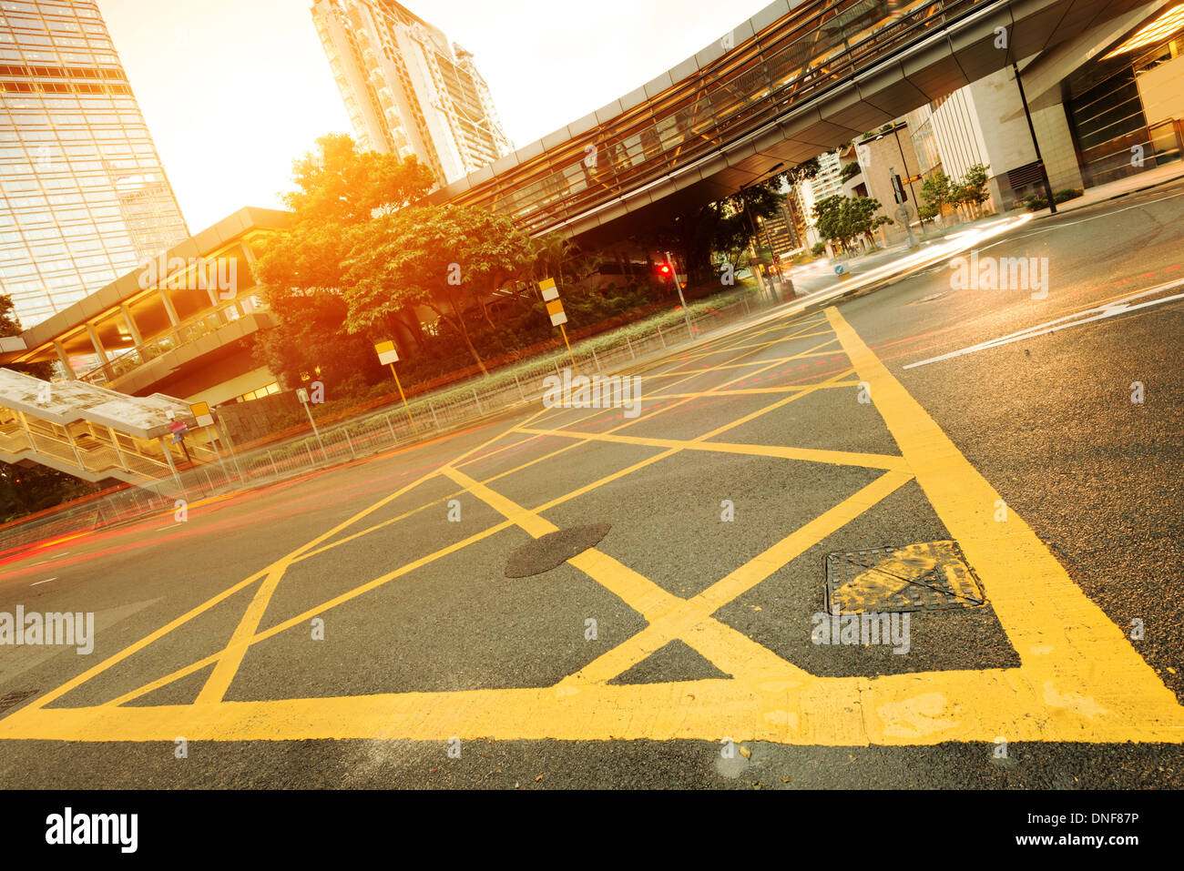 traffic in Hong Kong Stock Photo - Alamy