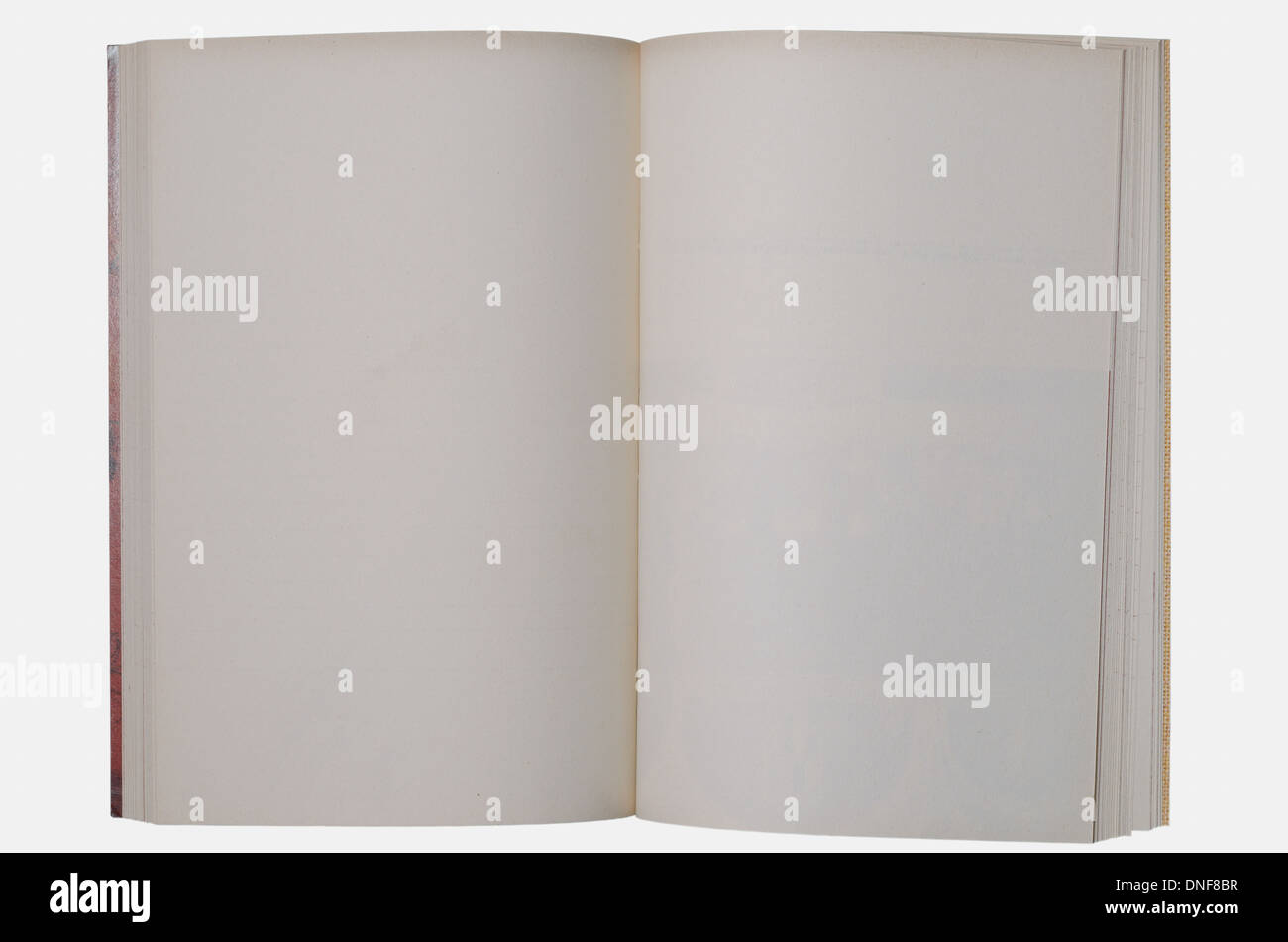 blank book on white background Stock Photo - Alamy