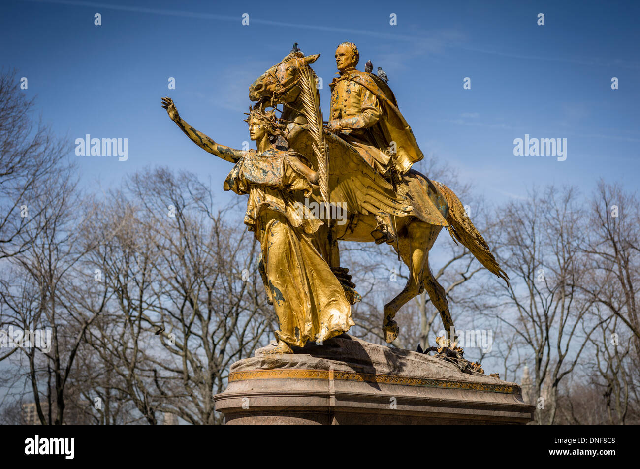 GENERAL WILLIAM TECUMSEH SHERMAN (1820-1891) STATUE GRAND ARMY PLAZA ...